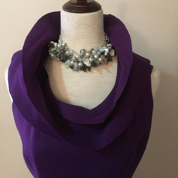 Roni | Dresses | Roni Deep Purple Wool Dress | Poshmark